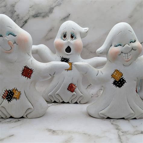 Ceramic Ghosts Etsy