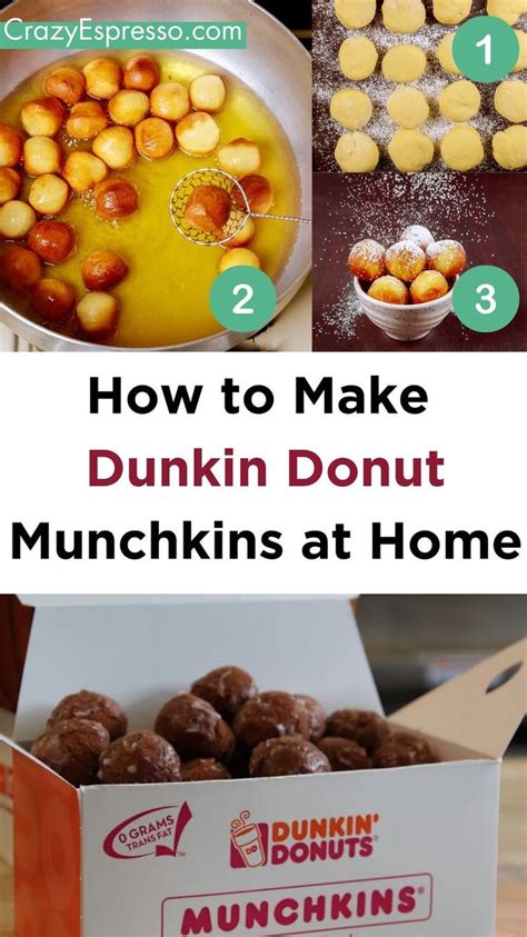 Dunkin Donut Munchkins Recipe Small In Size Big On Flavor Recipe