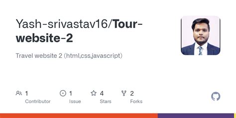 Github Yash Srivastav16tour Website 2 Travel Website 2 Htmlcss