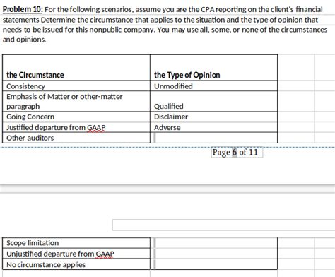 Solved Problem 10 For The Following Scenarios Assume You