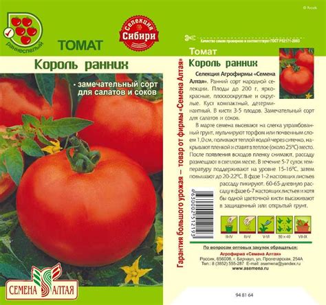 Томат Гордость Сибири: характеристика и описание раннеспелого сорта с фото