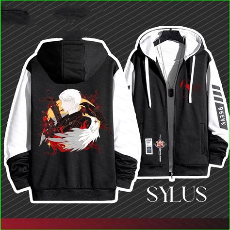 Yb1 Sylus Anime Zipper Hoodie Love And Deepspace Anime Coat Jacket