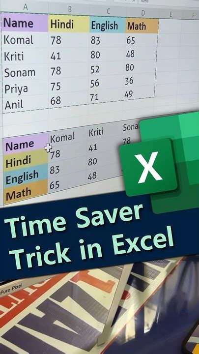 🔥time saver trick transpose in excel shorts ytshorts excel youtube