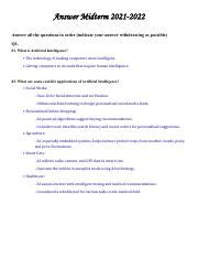 Answer Midterm Pdf Answer Midterm Answer All The Questions In Order