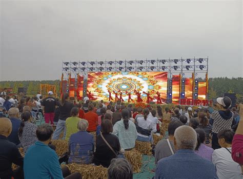 稻花香里庆丰年——当阳2023年中国农民丰收节暨“全国科普日”活动举办农旅草埠湖镇观众