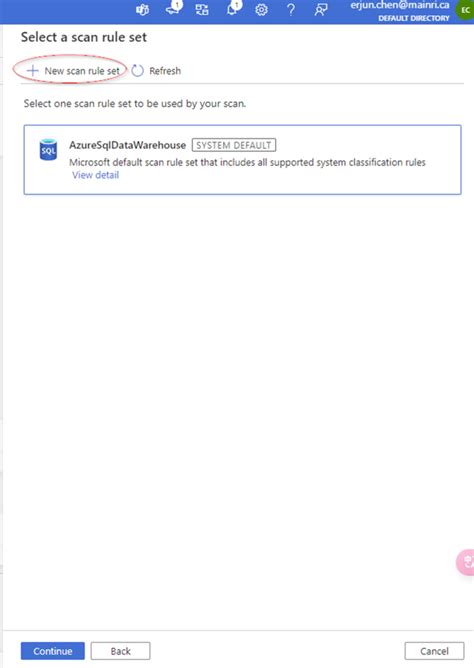 Day Registering Azure SQL Database And Scan In Purview Mainri