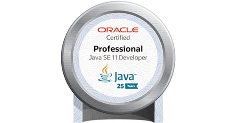 Oracle Certified Professional Java Se 11 Developer Credly