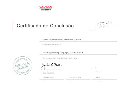 Pdf Oracle Java Programmer Certificate
