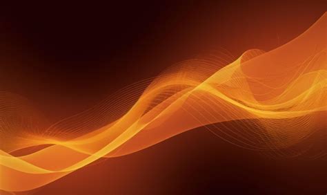 Premium AI Image Abstract Amber Color Background Or Wallpaper With Random Patterns Of Waves