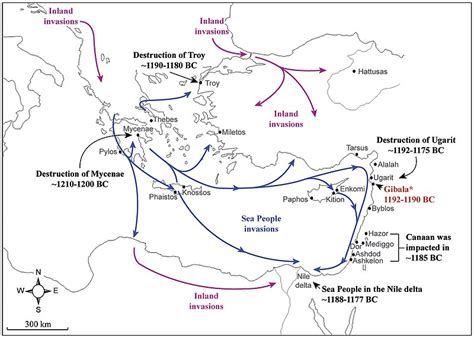How Did The Sea People Invade The Aegean Sea And Eastern Mediterranean