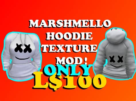 Second Life Marketplace Marshmello Face Texture Mod For Clblue Gabbi Hoodie [box]