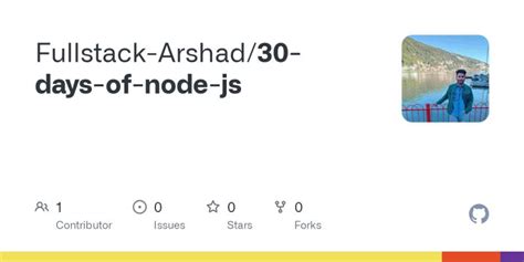 Github Fullstack Arshad30 Days Of Node Js Arshad Jamal