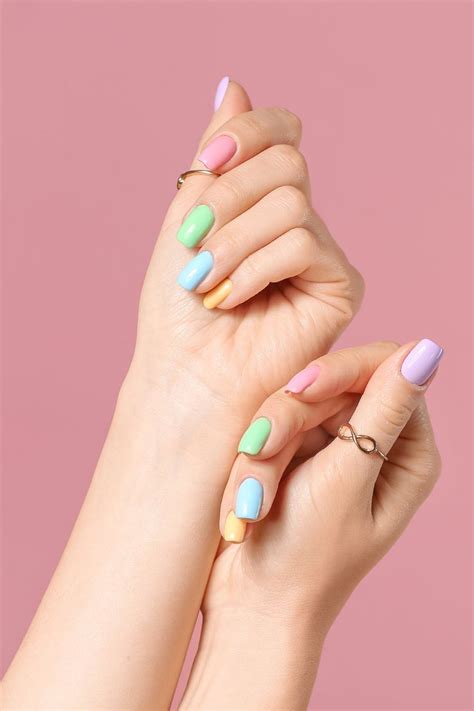 Trendy Spring Nails Design Ideas Cute Beauty Short Square Nail Colors For Women Unghie Unghie