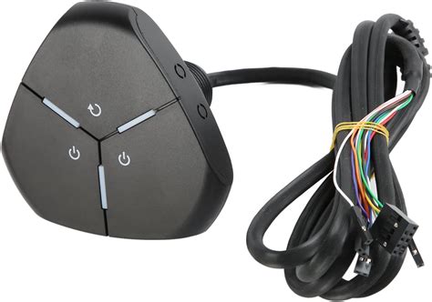 Yctze External PC Power Button Desktop Computer Power Switch With USB PC Remote Start