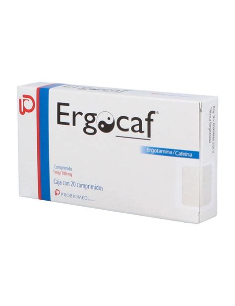 Precio Ergocaf 1100 Mg 20 Grajeas Farmalisto Mx