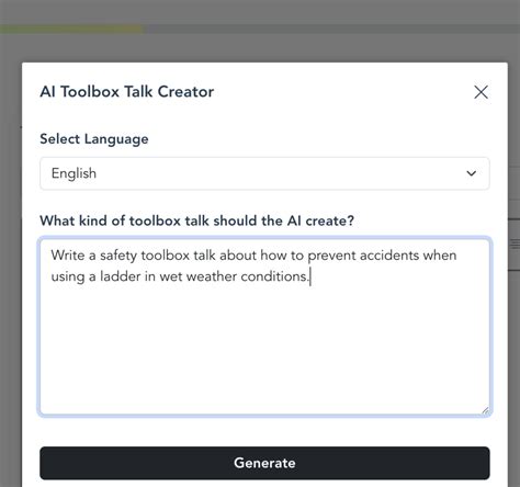 How To Write A Safety Toolbox Talk In 60 Seconds Or Less