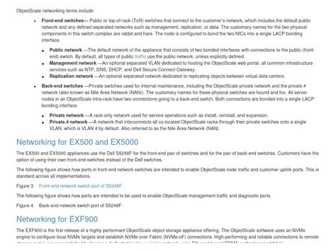 Networking Dell Objectscale Best Practices Dell Technologies Info Hub