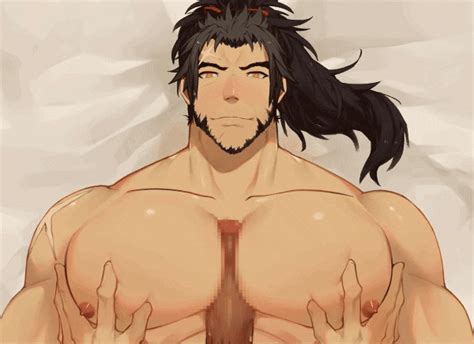 Rule 34 After Sex Animated Artist Request Awooga Bara Bara Tits Big Pecs Breasts Cumdump Fat