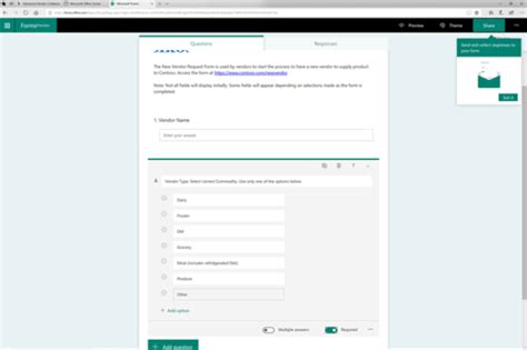 Creating A New Vendor Registration Form For Dynamics 365 Using Office Forms And Flow A