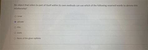 Solved If The Method Is Invoked As Foo 5 What Is