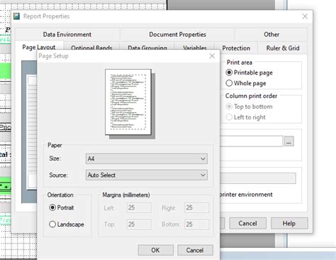 Report Form Print Sizing Problem Tek Tips