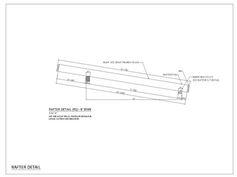 8 X 12 Metal Shed Design Rafter Details Dwg 3 Thousands Of Free Autocad Drawings