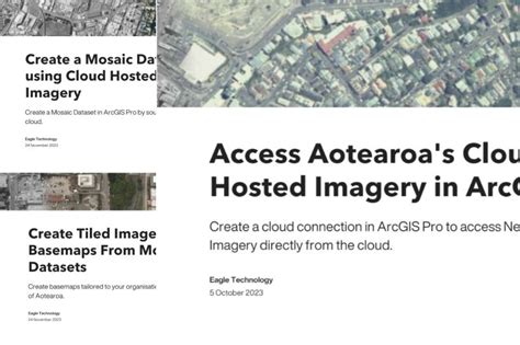 Arcgis Workflows Nz Imagery From A Public Aws S3 Bucket