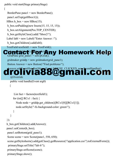 Set Up A Javafx Gui Based Program That Shows A 10 Times 10 Grid Of Lapdf