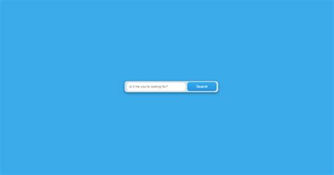25 Animated Search Bar Css