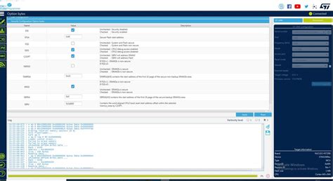 Option Byte Programming Failed Stmicroelectronics Community