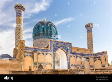 Gur E Amir Mausoleum The Tomb Of The Asian Conqueror Tamerlane Or