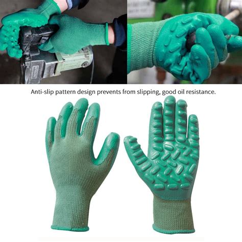 1 Pair Anti Vibration Impact Protection Latex Labo Vicedeal