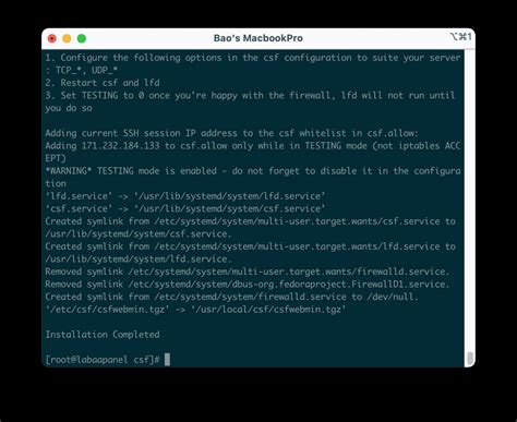 Install And Configure Csf Config Server Firewall On Centos 7