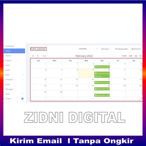 Jual Aplikasi Project Management Manajemen Proyek Codeigniter Zidni Digital Official Shopee