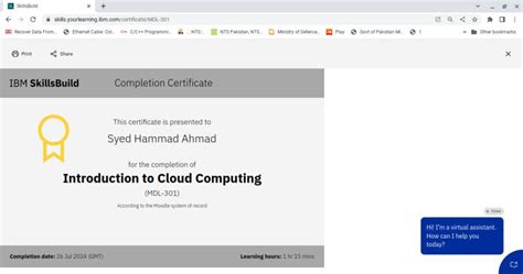 Syed Hammad Ahmad On Linkedin Learning New Technologies Are Good Ibm Skills Build Dreams Come