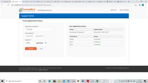 Emudhra — Issue In Class 3 Dsc