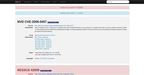 Exploit Vulnerability Search Engine Pentest Tools