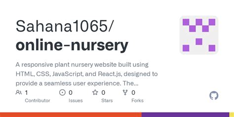 Github Sahana Online Nursery A Responsive Plant Nursery Website Built Using Html Css
