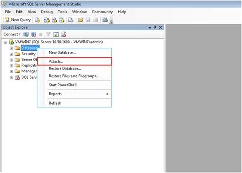 Two Ways To Attach Sql Server Database Without Transaction Log Mirza