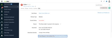 Manageengine Servicedesk Plus Cloud Online Help Site24x7