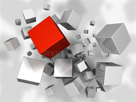 Block Explosion Stock Illustration Illustration Of Burst 27337329