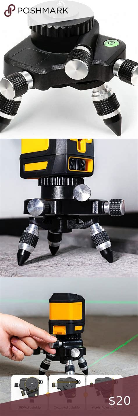 Laser Tripod 360 Rotating Laser Level Adapter Micro Adjust Connector