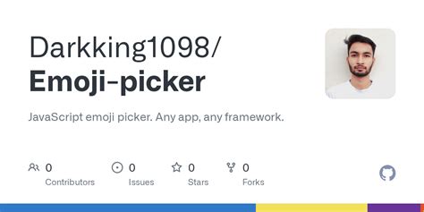 Github Darkking1098emoji Picker Javascript Emoji Picker Any App