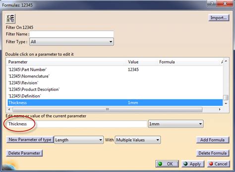 using multiple value parameters to control catia dimensions rand 3d insights from within