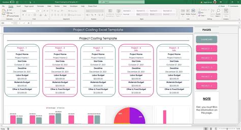 Excel Job Costing Template