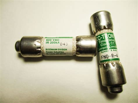 Bussmann Fnq R 4 Cc Tron 4a 600vac Time Delay Fuse 2 Pack