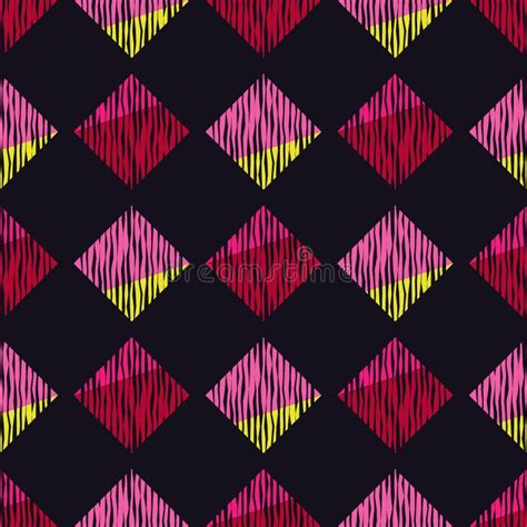 Seamless Geometric Pattern The Texture Of The Rectangles Scribble Texture Stock Illustration