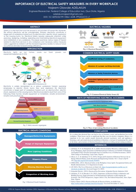 Pdf Importance Of Electrical Safety Measures In Every Workplace