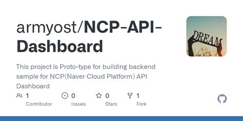 GitHub Armyost NCP API Dashboard This Project Is Proto Type For Building Backend Sample For