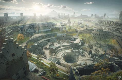 Artstation Earth Castle